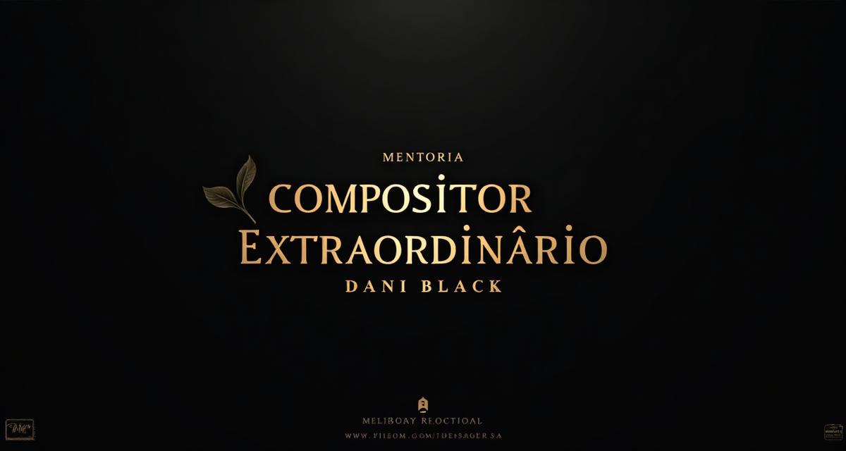 Mentoria Compositor Extraordinário | Dani Black